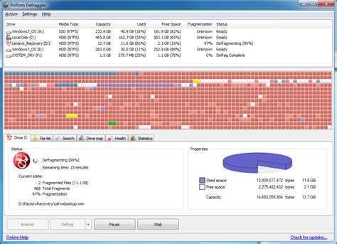 Is There A Disk Defragmenter That Can Be Asked To Use One Or More