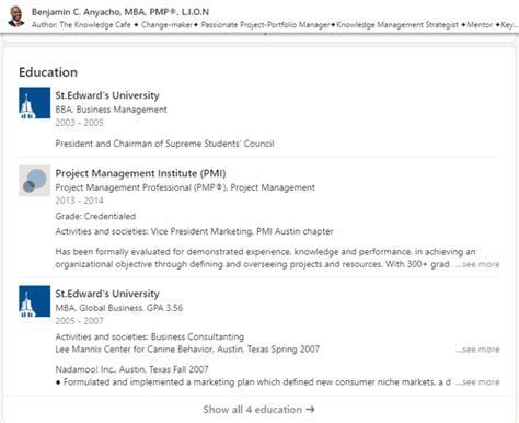 How Id Optimize My Knowledge Manager Linkedin Profile