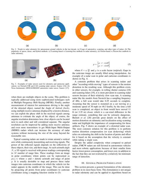 Radar Odometry For Autonomous Ground Vehicles A Survey Of Methods And Datasets Deepai