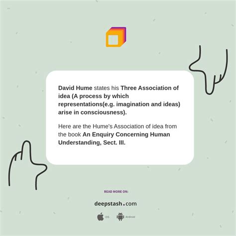 David Hume States His Three Association Deepstash