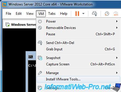 Install VMware Tools Of VMware Workstation Or On Windows Server In Core Mode VMware