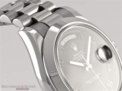 Rolex Day Date Ii 950 Platinum Ref 218206 Lc 100 Bj 2013