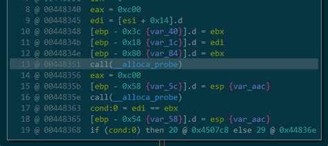 analysis of stack allocation functions · issue 1028 · vector35 binaryninja api · github