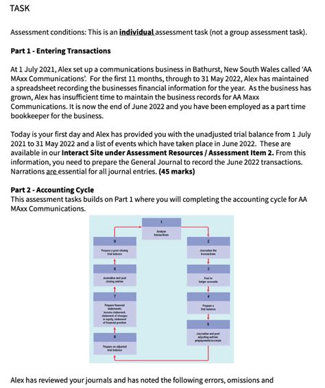 Task Assessment Conditions This Is An Individual Task Assessment Conditions This Is An Individual