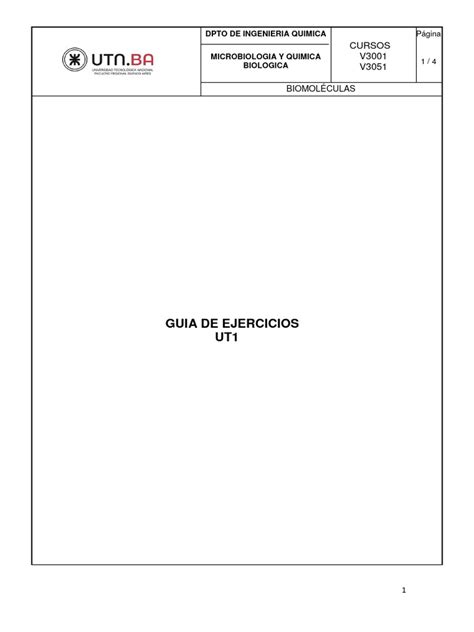 Guia Ut 1 1 Descargar Gratis Pdf Carbohidratos Biomoléculas