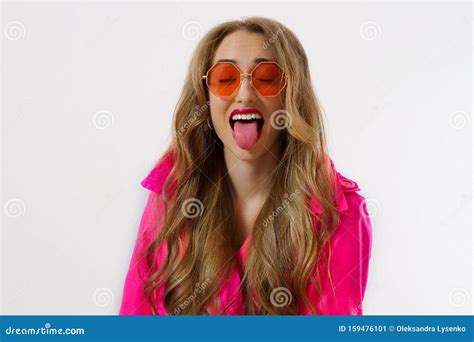 Silly Face With Tongue Sticking Out