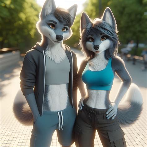 Urban Park Duo 4 By Furfactoryai On Deviantart