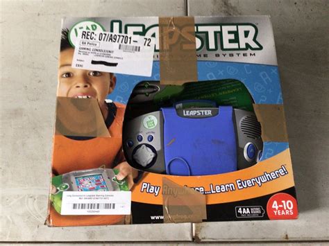 Quantity 2 Leapfrog Leapster Game System Consoleboxed Age 4 To 10