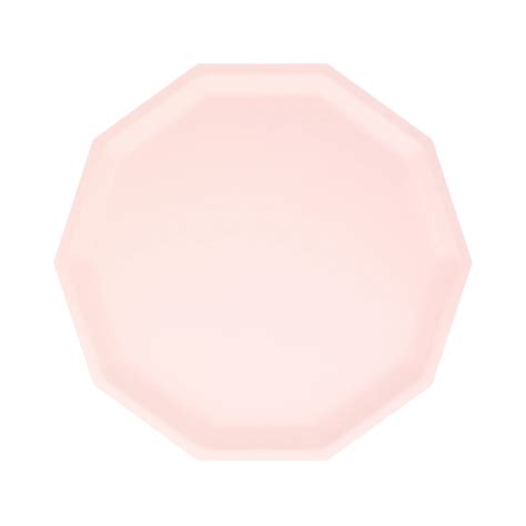 Pink Decagon Compostable Side Plates By Meri Meri Confettimyparty