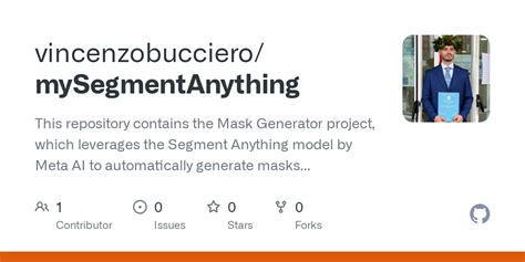 Github Vincenzobuccieromysegmentanything This Repository Contains