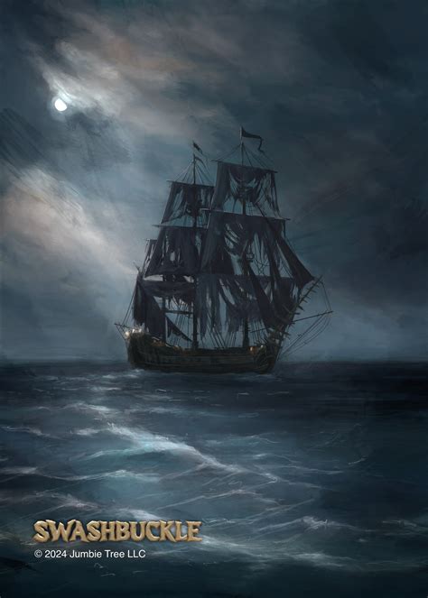 Pirate Ship Paintings Ghost Pirate Ship Painting By Jaime Haney