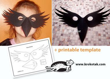 Printable Crow Mask Aboofan Eagle Party 3pcs Eagle Mask Bird Cosplay