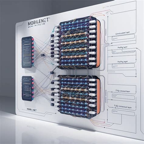 A Highly Detailed Illustration Of The Future Mobilenet Architecture Premium Ai Generated Image