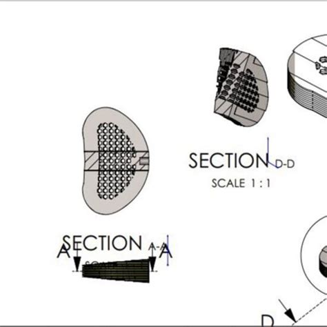 Industrial Map Of Lumbar Cage Design 1 With A Honeycomb Porous