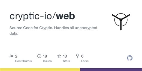 Github Cryptic Io Web Source Code For Cryptic Handles All Unencrypted Data