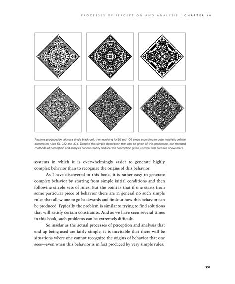 What Perception And Analysis Do A New Kind Of Science Online By Stephen Wolfram Page 551