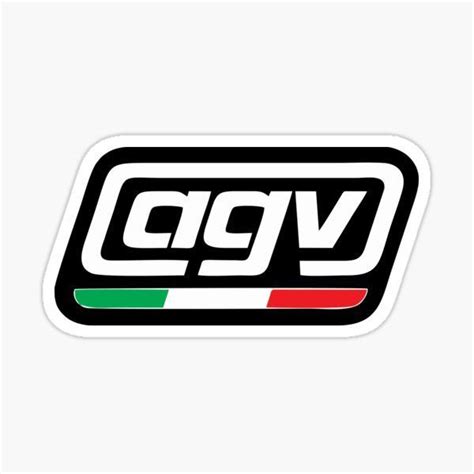 Agv Sticker Logo Racing Stickers Bike Decals Car Decals