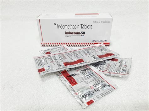 Indocrom Tr Cap Indomethacin Ip 50 Mg Tablet Orion Life Science