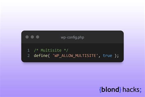Creating A Wordpress Network In Three Steps ️ {dev} Blondie