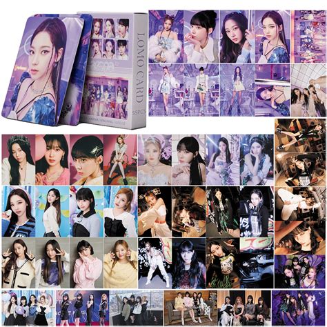 Aespa Photo Cards 55pcs Aespa Dream Come True Lomo Cards Desertcart