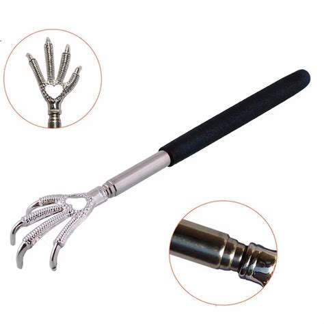 Portable Telescopic Back Scratcher Eagle Claw Massager Itching Health