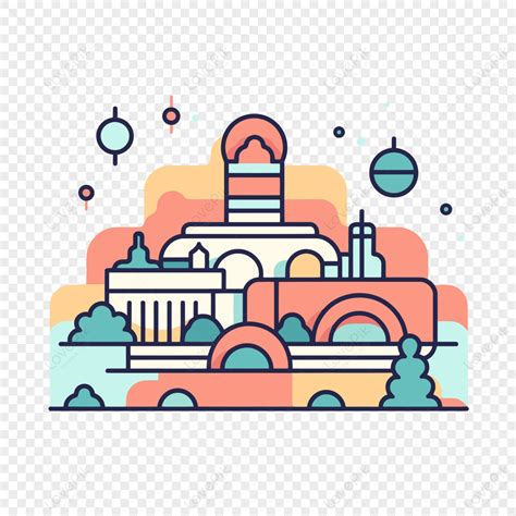 건축 삽화 벡터 Ui 스케치 우수이 Png 일러스트 무료 다운로드 Lovepik