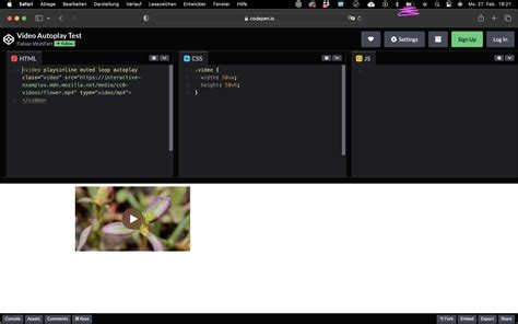 Html Video Is Not Autoplaying With Playsinline And Byte Ranges In Safari 163 On Macos 13