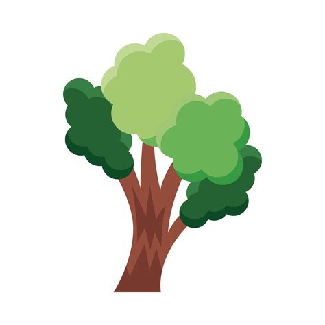 Leafy Tree Flat Style Icon 2475482 Vector Art At Vecteezy