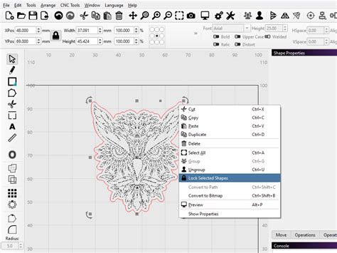 Lock Shapes Millmage Documentation