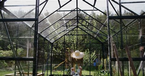 정원의 온실에서 식물에 물을 주는 알아볼 수 없는 고위 여성 사진 Unsplash의 슬로바키아 이미지