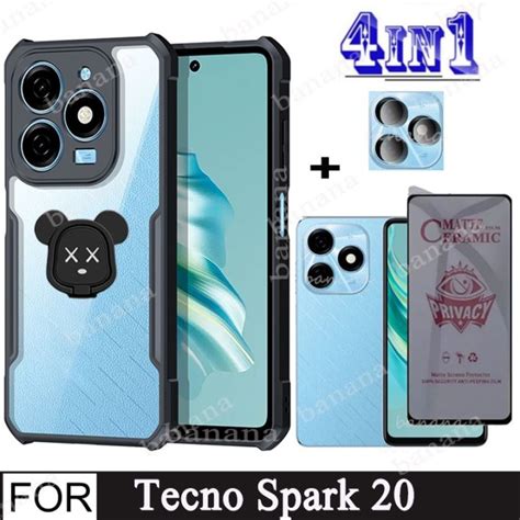 Tecno Spark 20เคสกันกระแทกสำหรับ Tecno Spark 20c 10c 10 Pro 8c Go 2024 2023 Pova 4 5g Neo 3 4 In