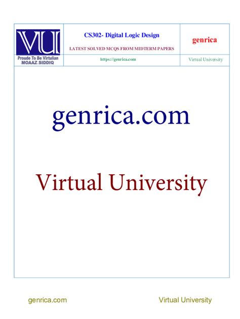 Fillable Online Cs302 Midterm Solved Mcqs Mega File With Reference By Fax Email Print