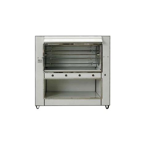 Rosticero Tradicional Esmaltado Valmex Acero Inox 80 Pollos 80resm