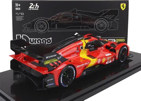 Modellino Auto Bburago 1 18 Ferrari 499p 51 Winner 24h Le Mans 2023
