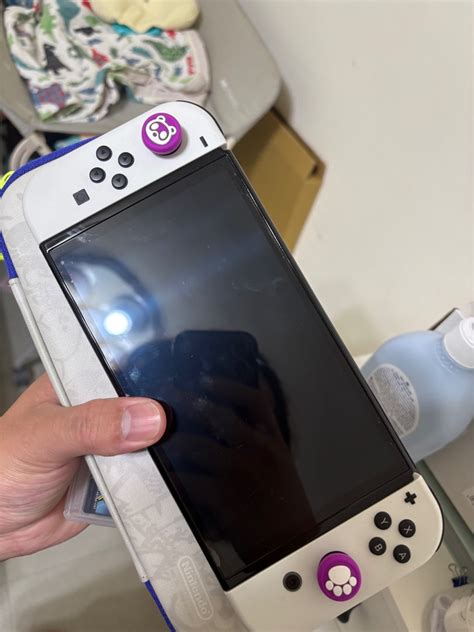 Nintendo Switch Oled黑白 （含斯普拉盾保護殼）nintendo 任天堂 Switch Oled 白主機 斯普拉遁3 漆彈大作戰 主機收納包 便攜包 蛇年行大運 電玩遊戲