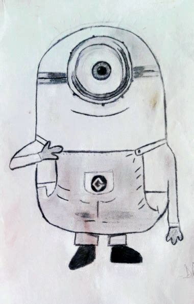 Minions Drawing In Pencil
