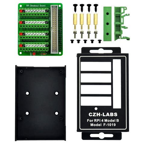 RPi Screw Terminal Block Breakout Module With Aluminum Enclosure For Raspberry Pi Model B For