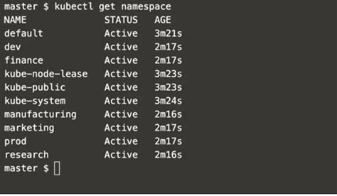 如何在kubernetes中创建命名空间？ kubectl查看命名空间