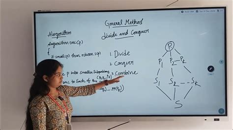 Divide And Conquer General Method In Daa Youtube