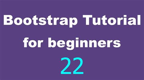 Bootstrap Tutorial For Beginners 22 Collapse Navbar Youtube
