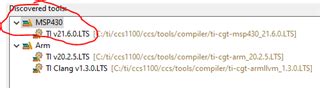 CCS Build Error Project Was Created Using Version Of Compiler Not Currently Installed No
