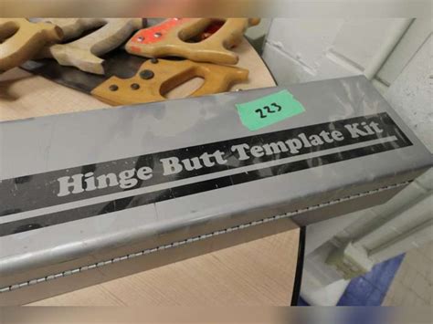 Porter Cable Hinge Butt Template Kit Adam Marshall Land Auction Llc