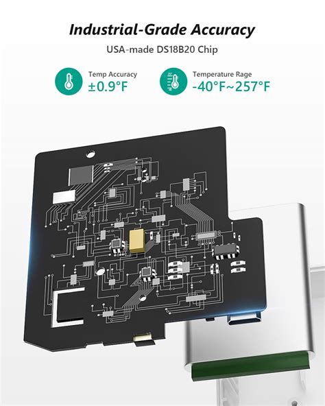Buy Mocreo St5 Wifi Thermometer Freezer Alarm Email Alert App Notification Data Logging
