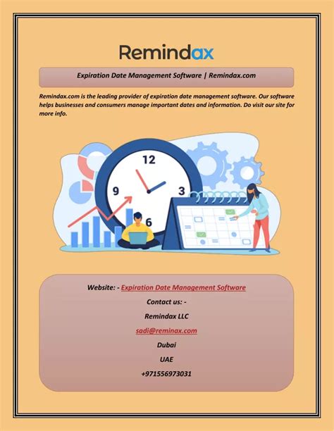 Ppt Expiration Date Management Software Remindax Powerpoint