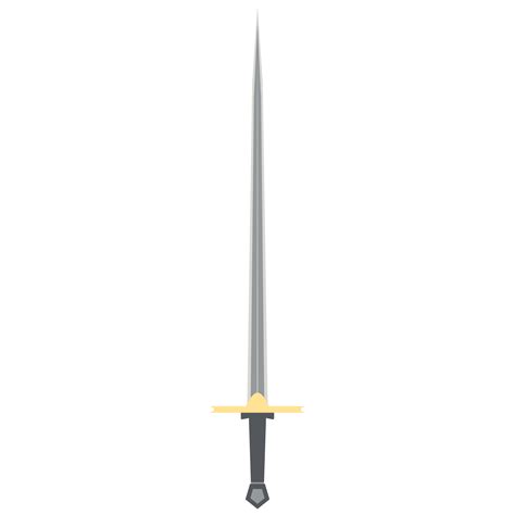 Needle Sword One Handed Two Side Sharp Classic Weapon 15439724 Png