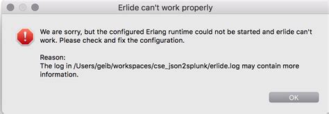 Unable To Open Erlide Project Created With Different Version Of Erlang