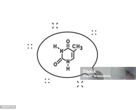 화학 식 라인 아이콘입니다 화학 실험실 기호입니다 분석 벡터 건강관리와 의술에 대한 스톡 벡터 아트 및 기타 이미지 건강