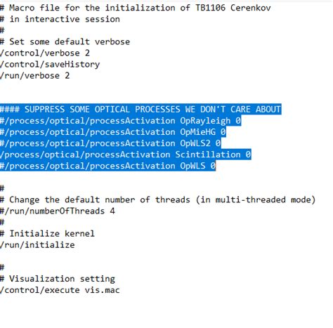 suppressing most optical photons in interactive mode recording visualizing and persisting