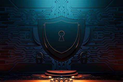 Premium Photo Protection Network Security Computer And Safe Your Data Concept