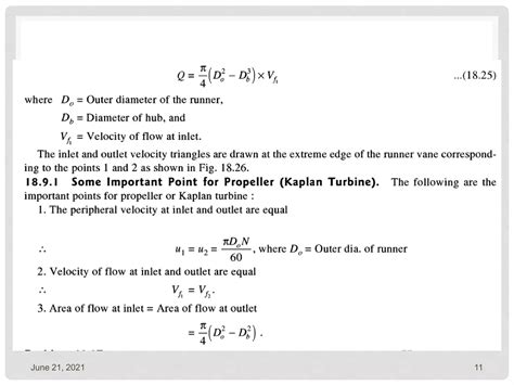 Axial Flow Reaction Turbines Kaplan Turbine Pptx